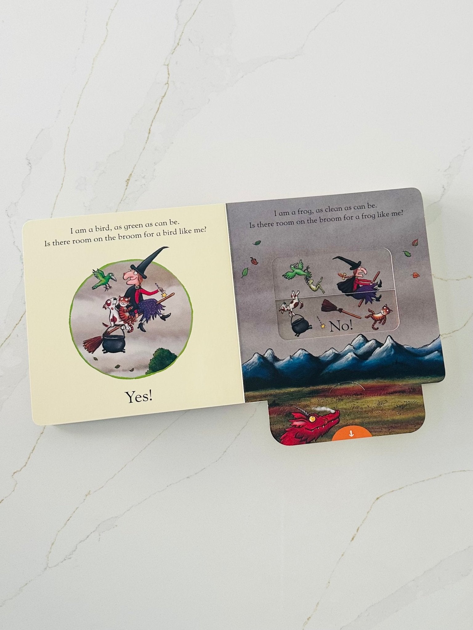 Room on the Broom: A Push, Pull and Slide Book by Julia Donaldson ...