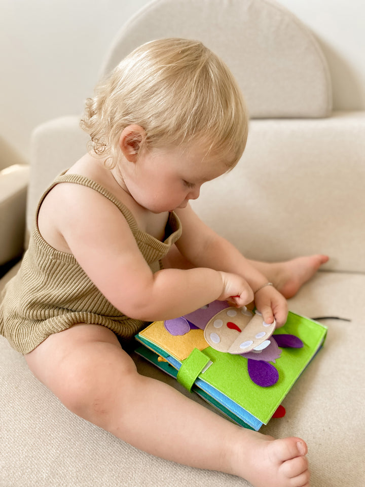 Wondertivity quiet books, busy books, felt books, and Montessori books