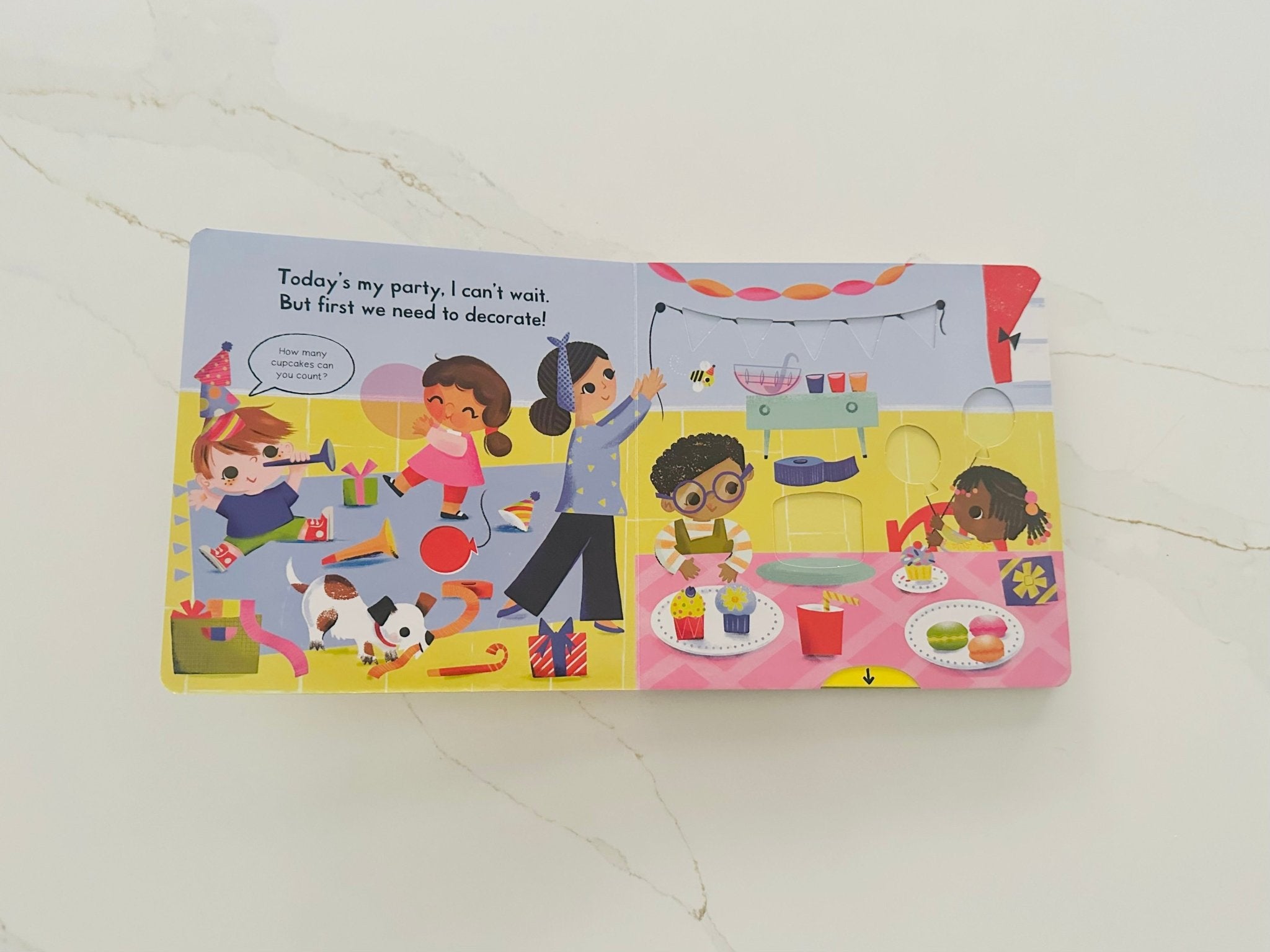 Busy Party - Push, Pull and Slide Book – Wondertivity