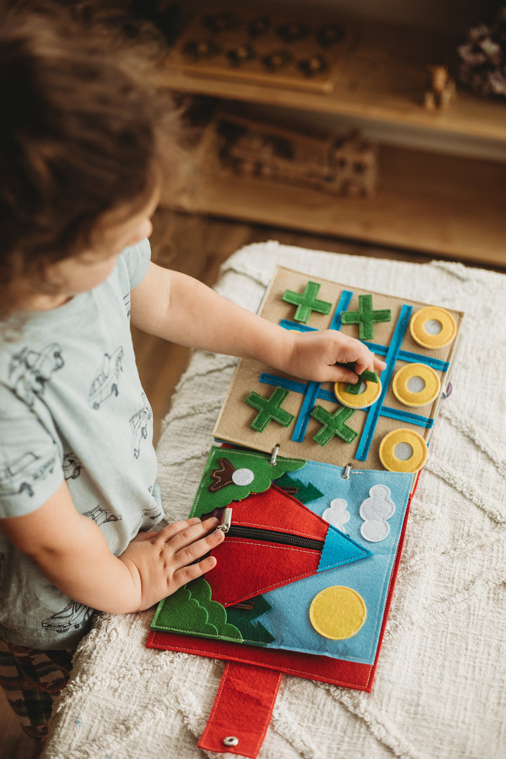 Wondertivity quiet books, busy books, felt books, and Montessori books